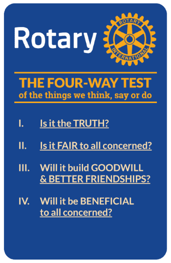 About the 4-Way Test | Rotary Club of North St Paul Maplewood Oakdale
